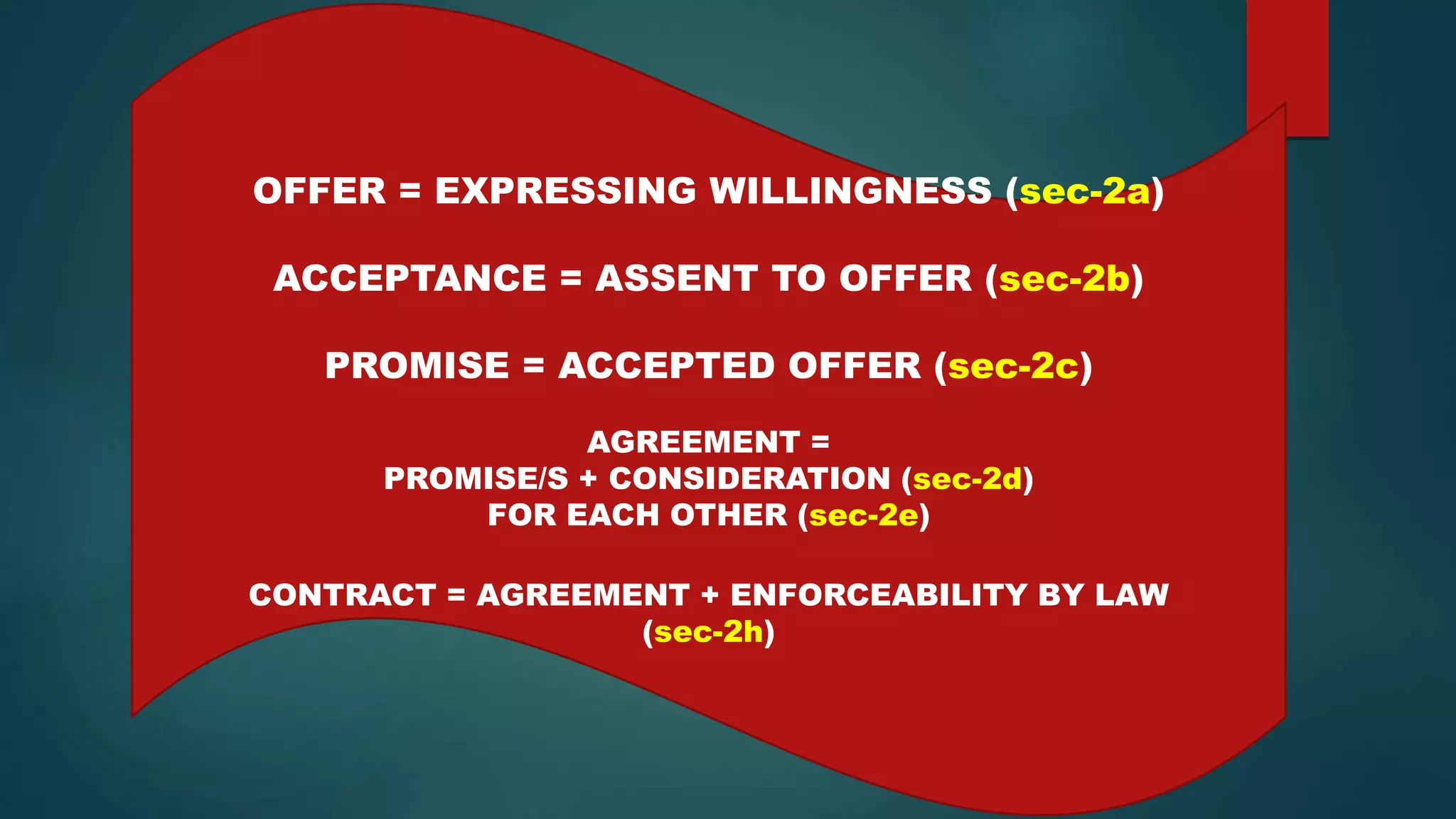 Introduction to agreement and contract | PPTX