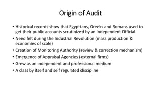 Unit 1 Introduction to Audit | PPTX