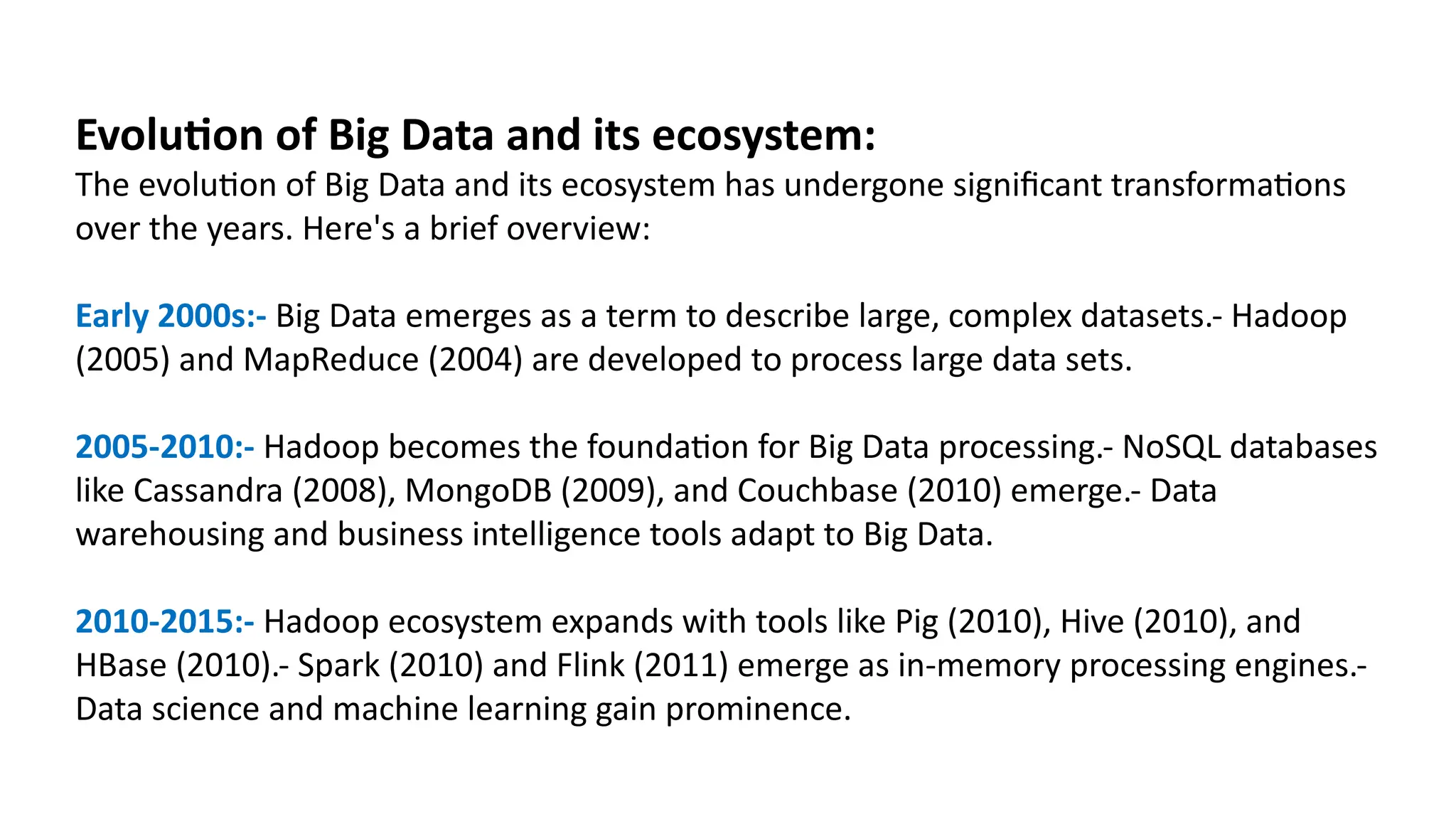Unit 1 - Introduction to Big Data and hadoop.pptx | Free Download