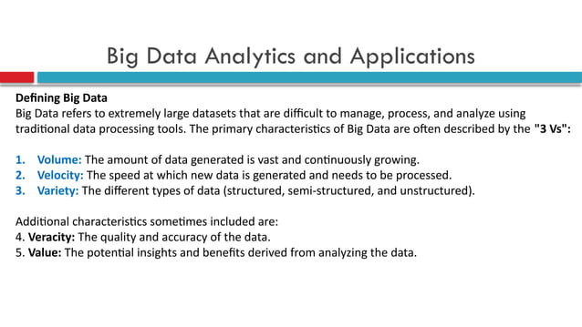 Unit 1 - Introduction to Big Data and hadoop.pptx | Free Download