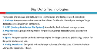 Unit 1 - Introduction to Big Data and hadoop.pptx | Free Download