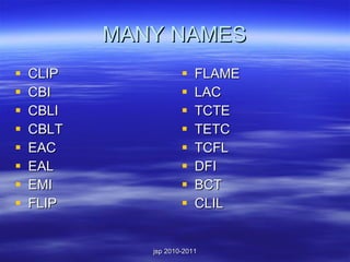 Unit 1 introduction to clil | PPT | Education