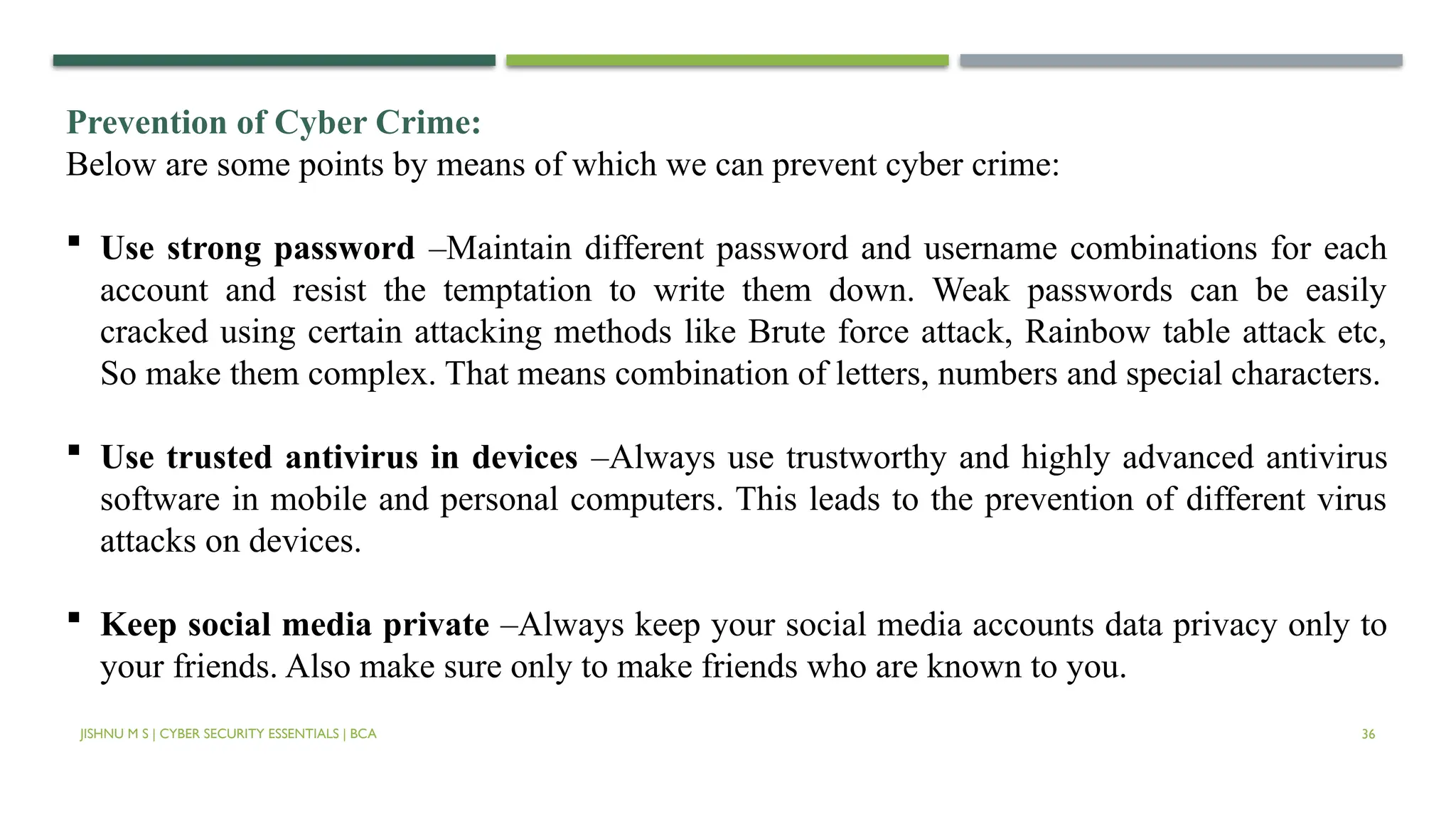 Unit 1 Introduction To Cyber Security Profjishnums Ppt