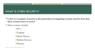 UNIT 1 - Introduction to Cyber Security - Prof_Jishnu_M_S | PPTX