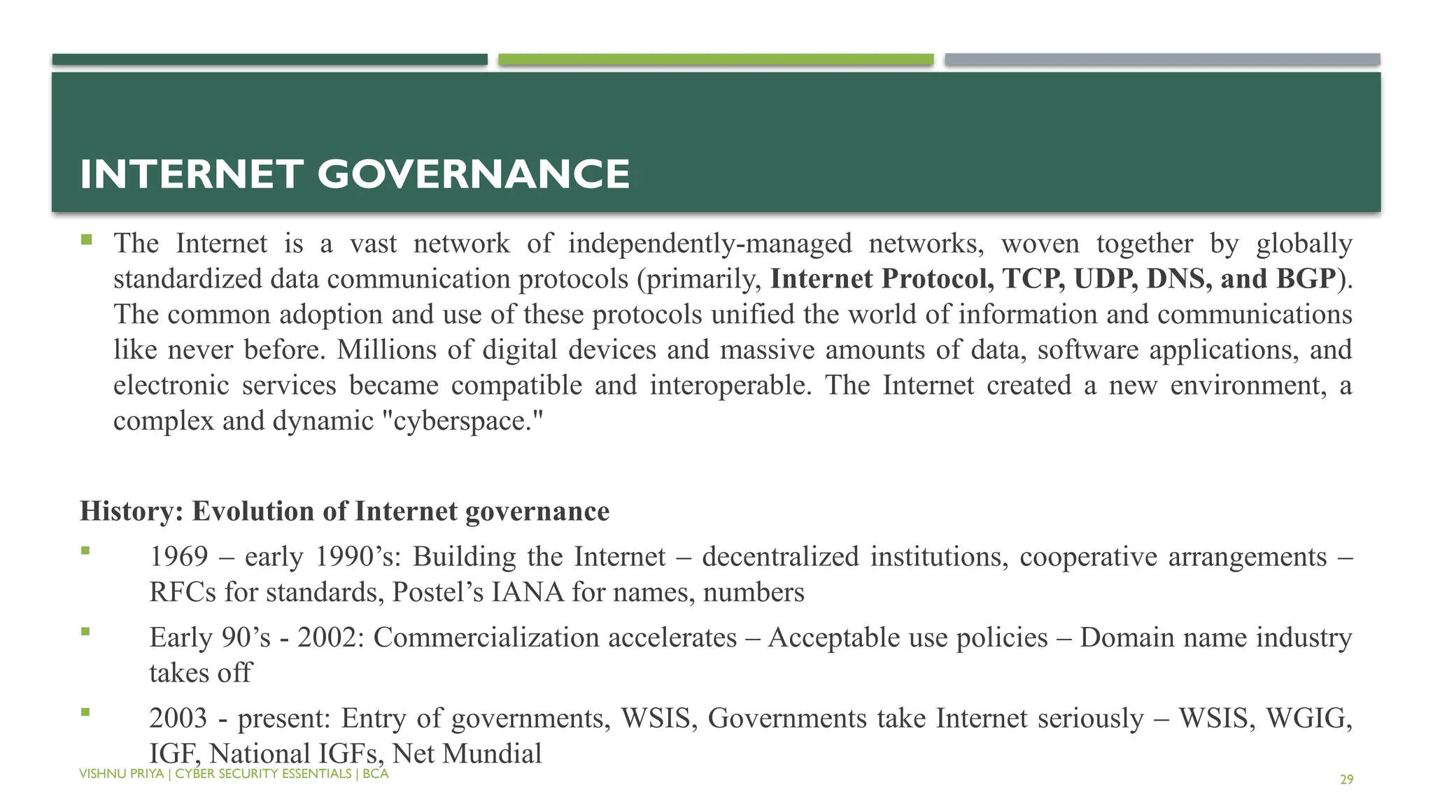 Unit 1 Introduction To Cyber Security Updated Pptx