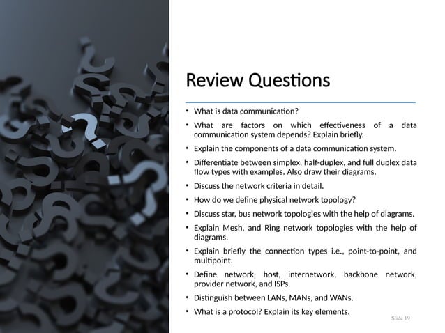 Unit 1 Introduction To Data Communication And Computer Networkspptx