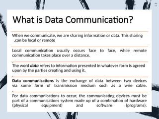 UNIT 1 - Introduction to Data Communication & Computer Networks.pptx