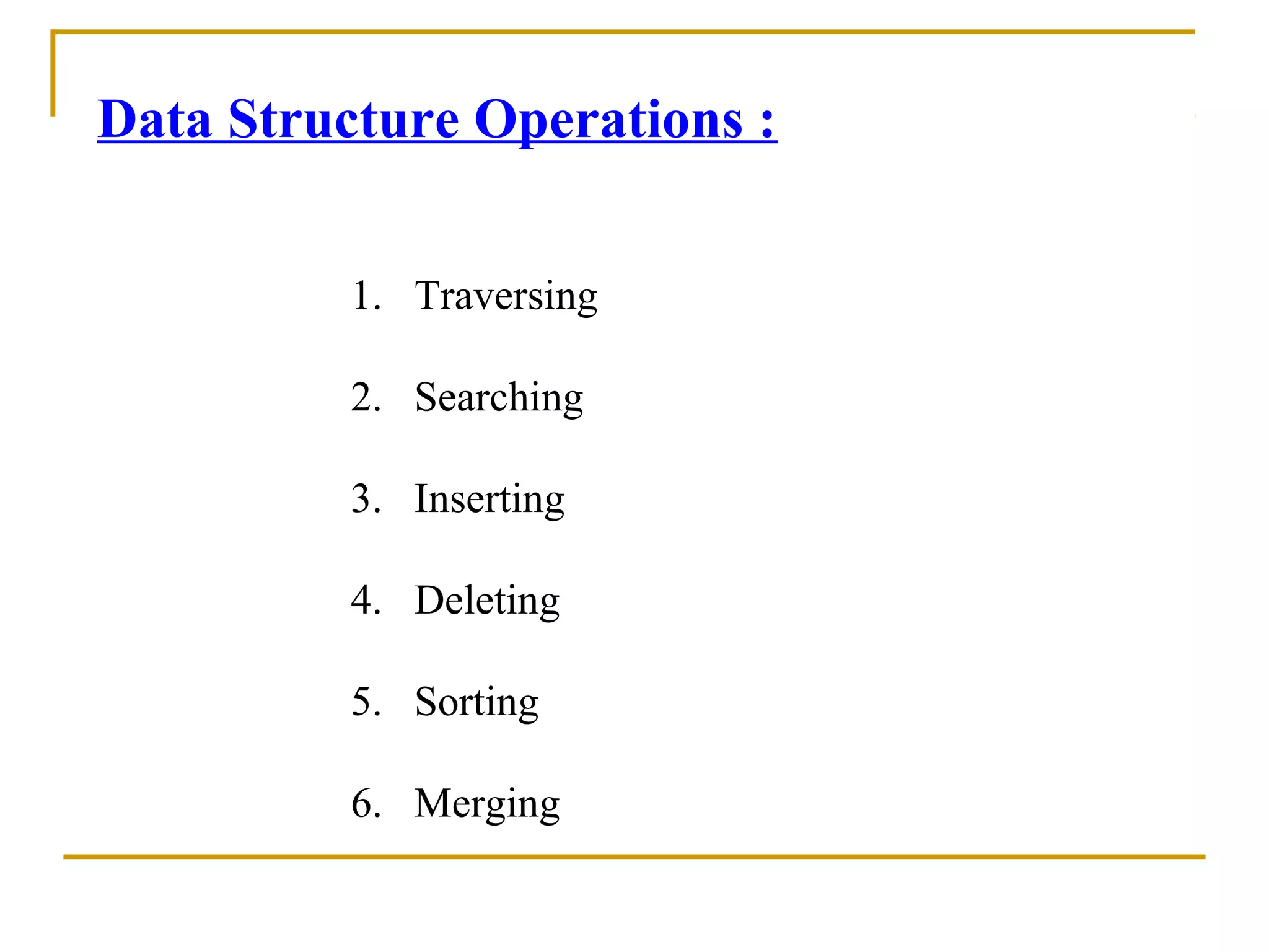 Unit 1 introduction to data structure | PPT
