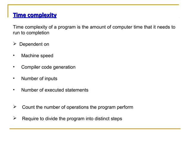 Unit 1 Introduction To Data Structure Ppt Programming Languages Computing