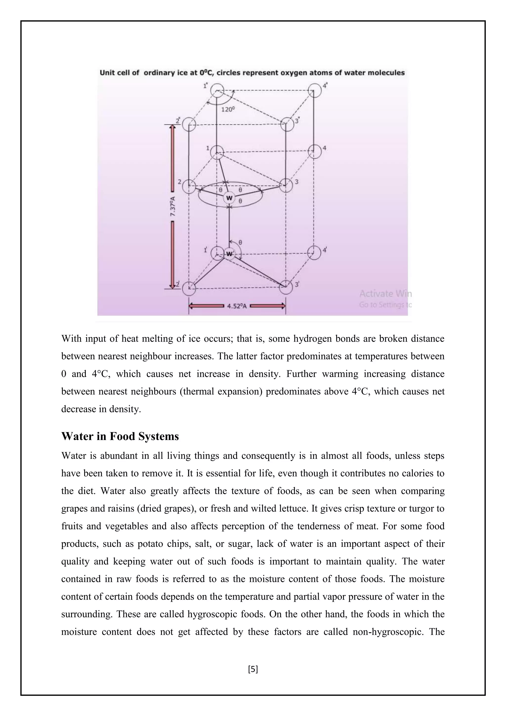 UNIT 1- Introduction to food chemistry, water.docx