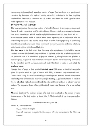 UNIT 1- Introduction to food chemistry, water.docx