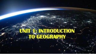 Unit 1: Introduction to Geography – Rwanda Geography Curriculum 🌍 | PDF