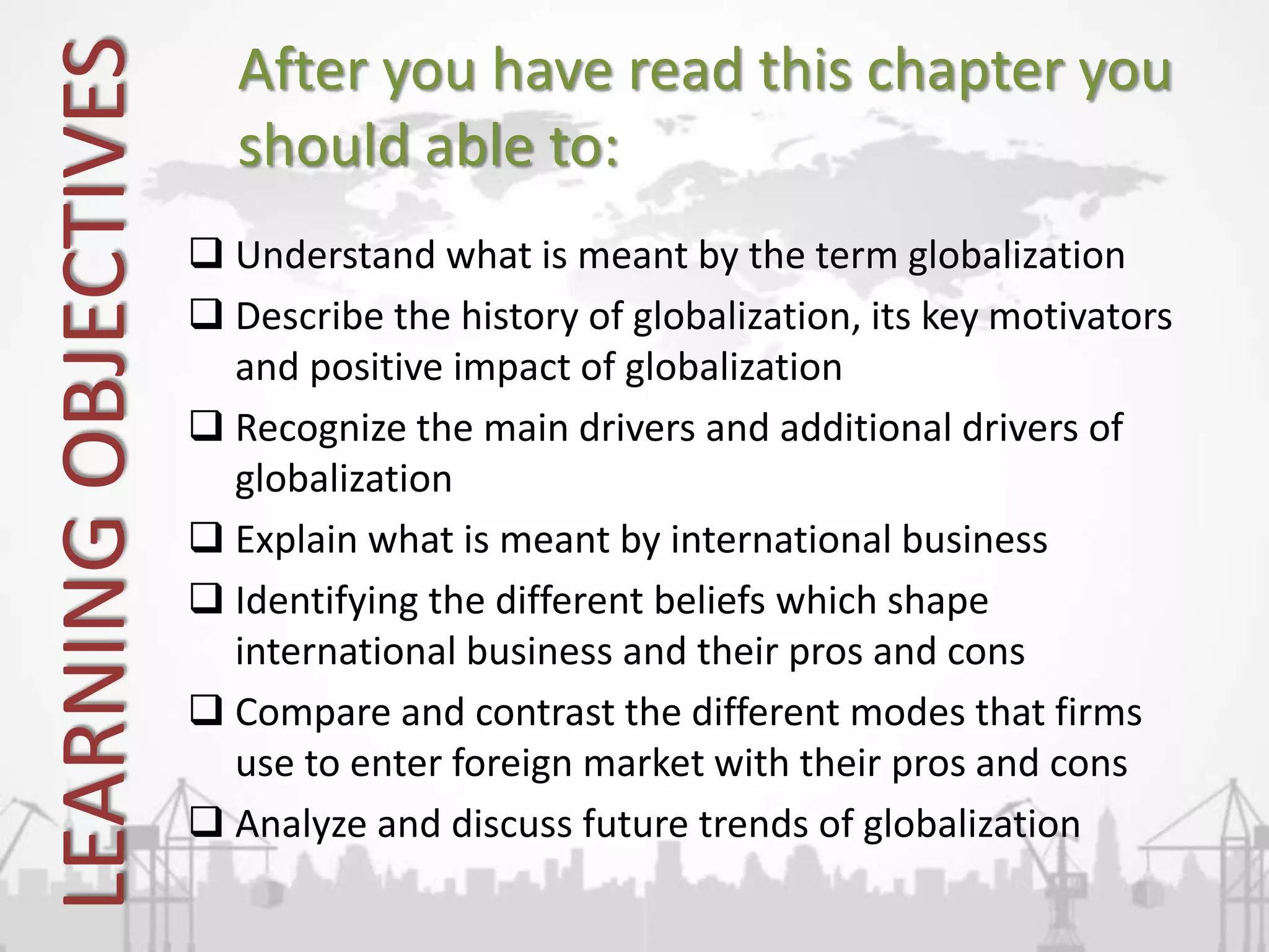 Unit 1: Introduction to Globalization and International Business | PPT