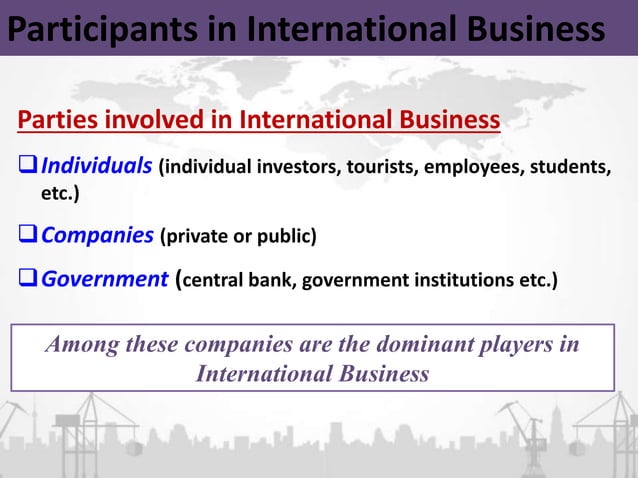 Unit 1: Introduction to Globalization and International Business | PPT