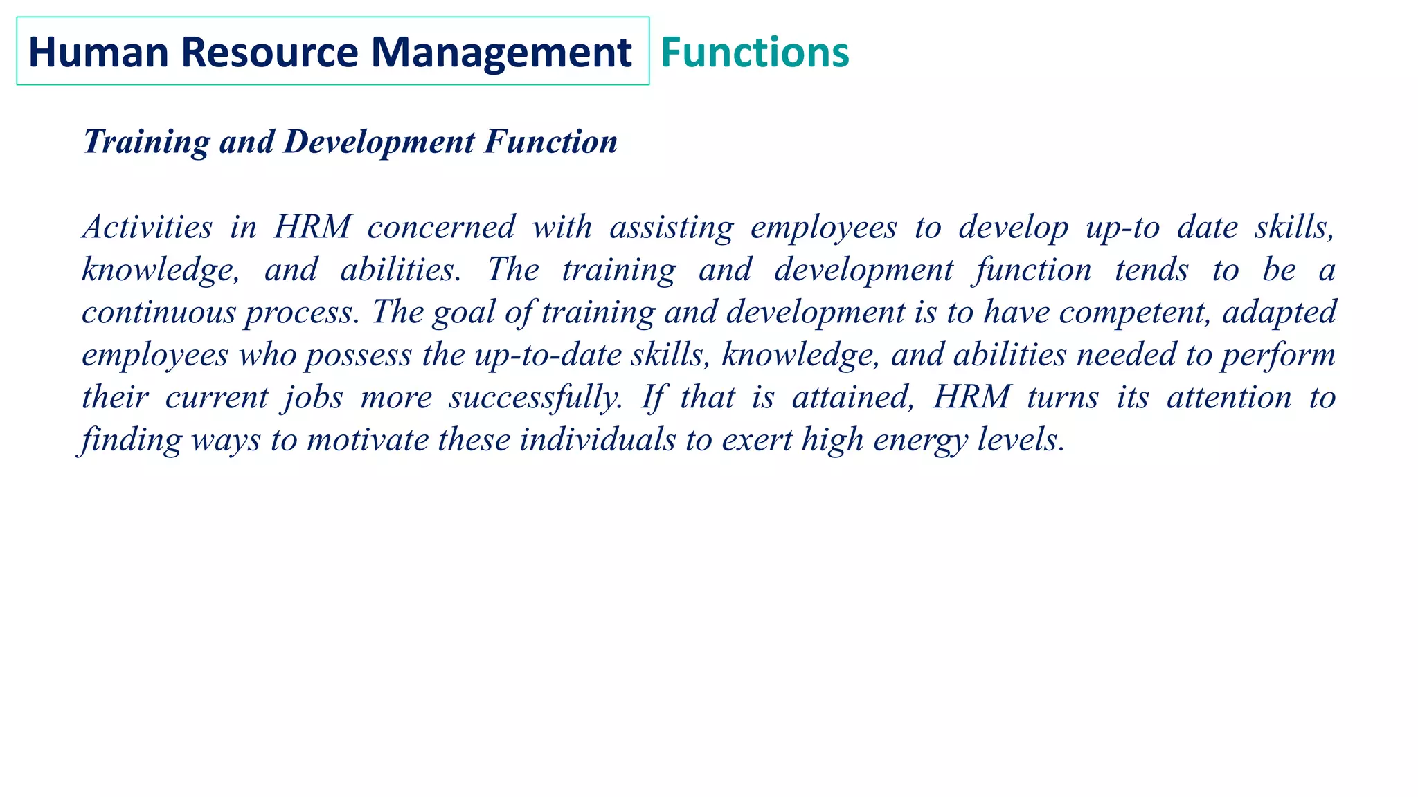 Introduction to HRM | PPT