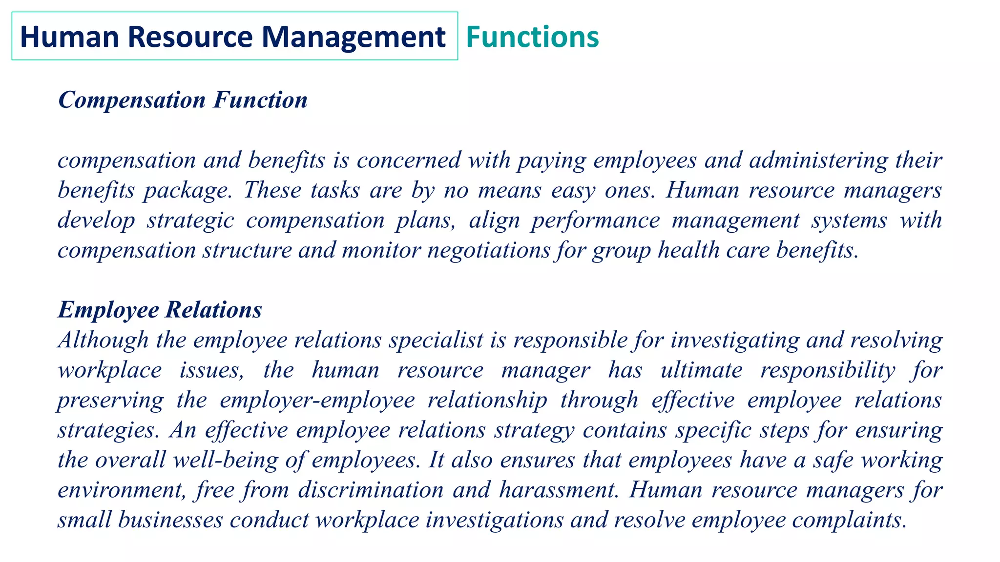 Introduction to HRM | PPT