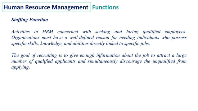 Introduction to HRM | PPT
