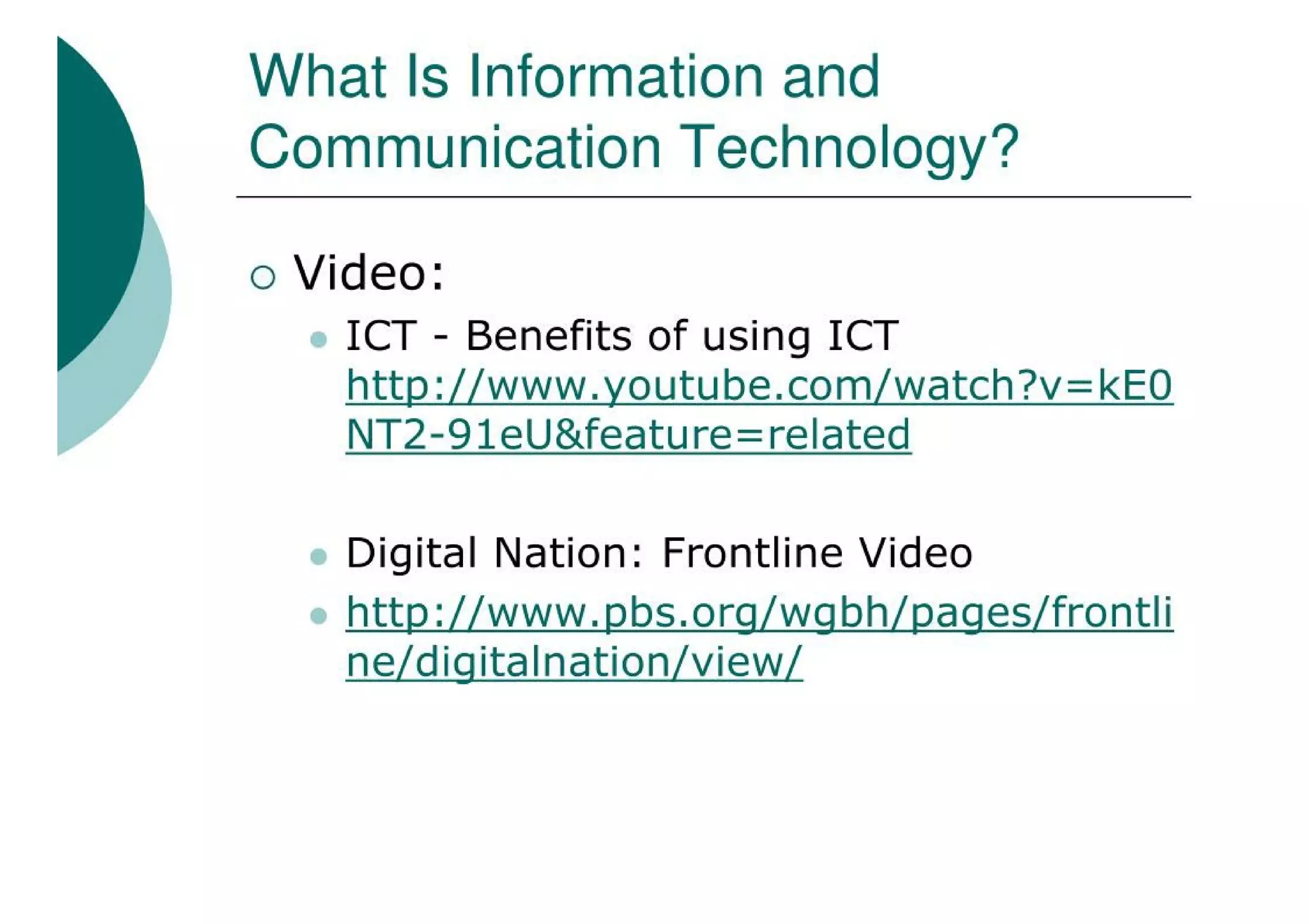 Unit 1-Introduction To ICT | PDF