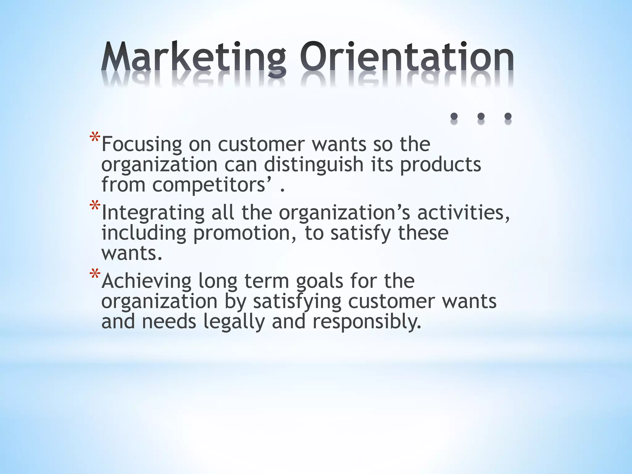 Unit 1 introduction to marketing | PPTX