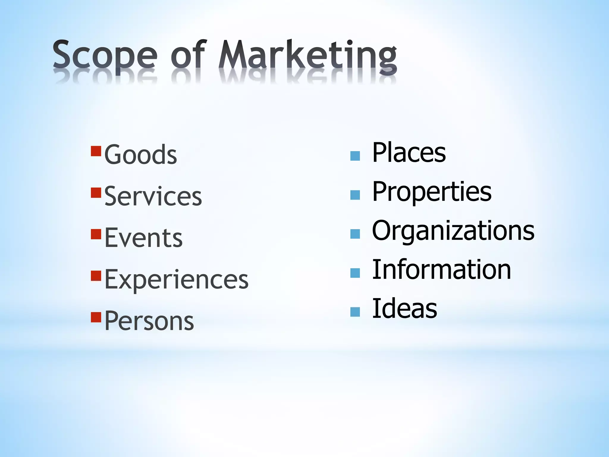 Unit 1 introduction to marketing | PPTX