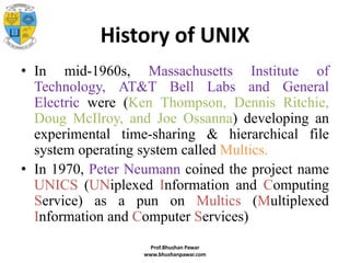 Unit 1 introduction to operating system | PDF | Operating Systems ...