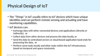 unit1-iot introduction,logical design ,physical design | PPTX