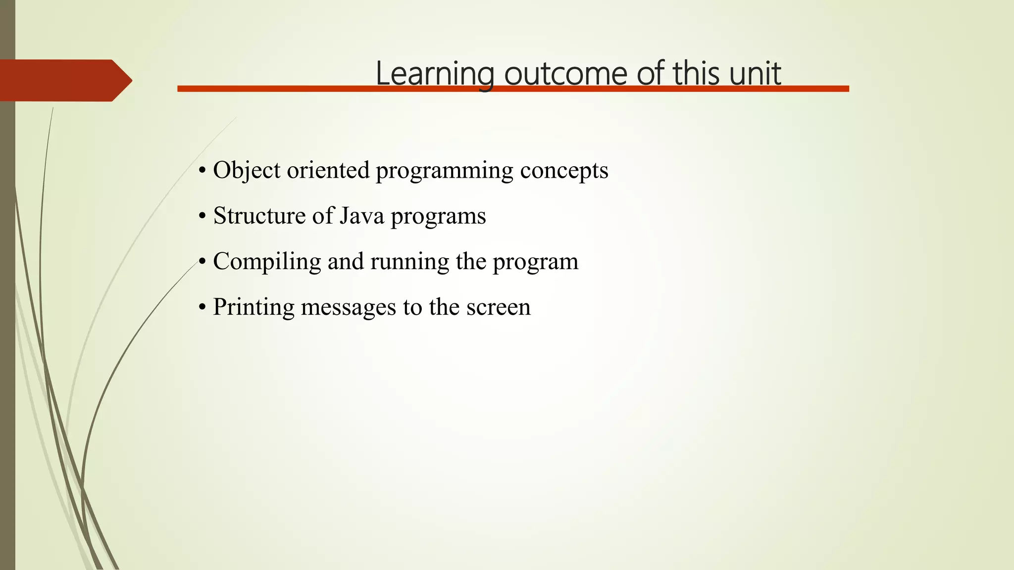 Introduction to java | PPTX