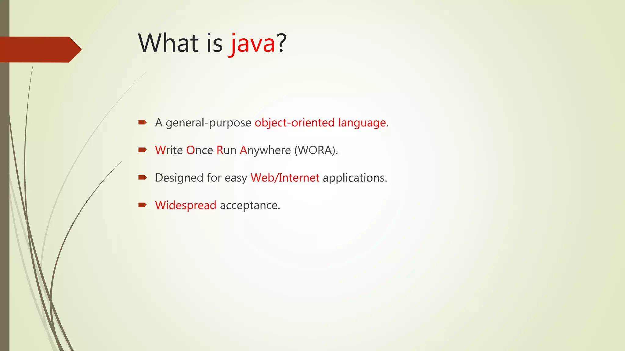 Introduction to java | PPTX