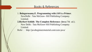 Introduction to java | PPTX