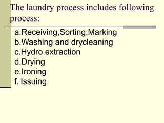 Unit 1 layout of housekeeping department | PPTX
