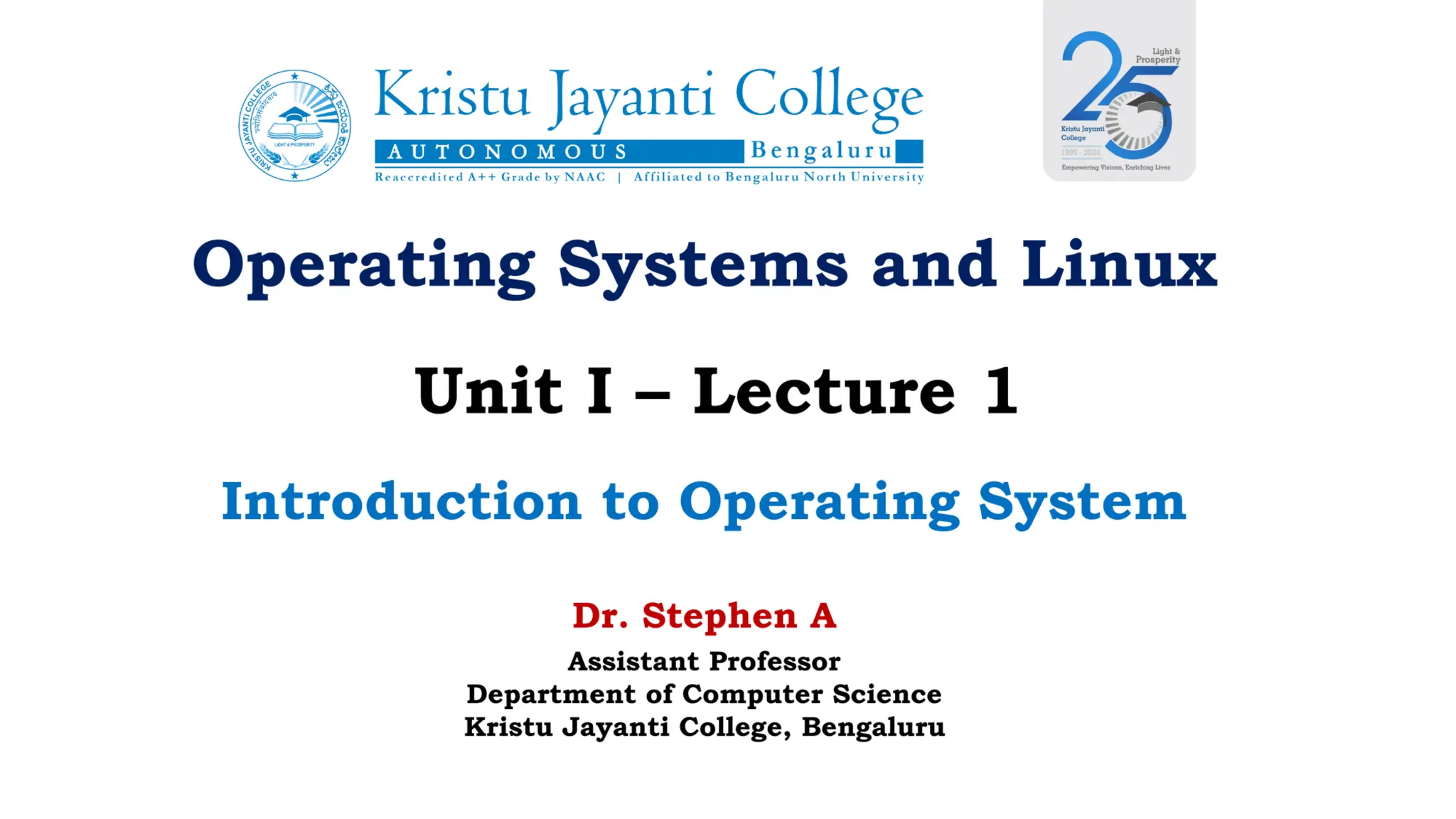 Unit 1 Lecture 1 Introduction To Operating Systempdf Free Download 8383