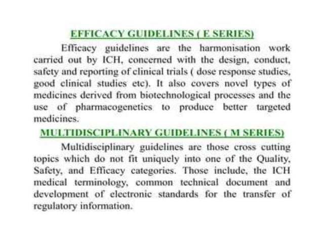 Unit 1-lecture 1 ICH guidelines quality assurance | PPTX