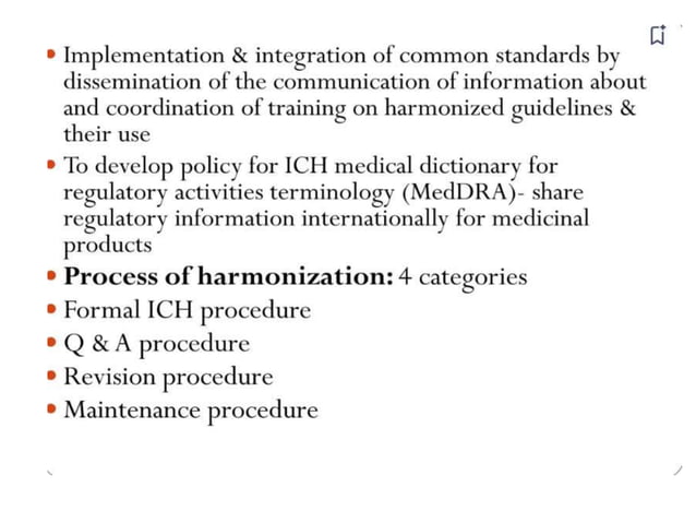 Unit 1-lecture 1 ICH guidelines quality assurance | PPTX ...