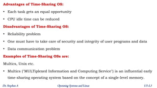 Unit 1 - Lecture 3 - Time-sharing Systems and Distributed Systems.pdf