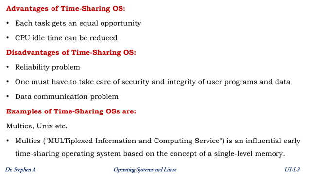 Unit 1 - Lecture 3 - Time-sharing Systems and Distributed Systems.pdf