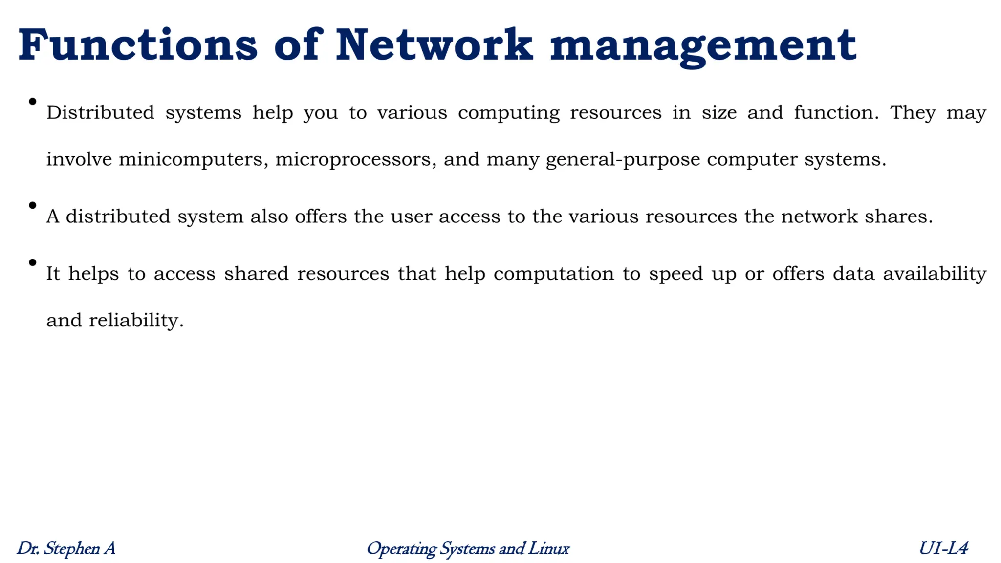 Unit 1 - Lecture 4 - Real-time Systems, Components of Operating System.pdf