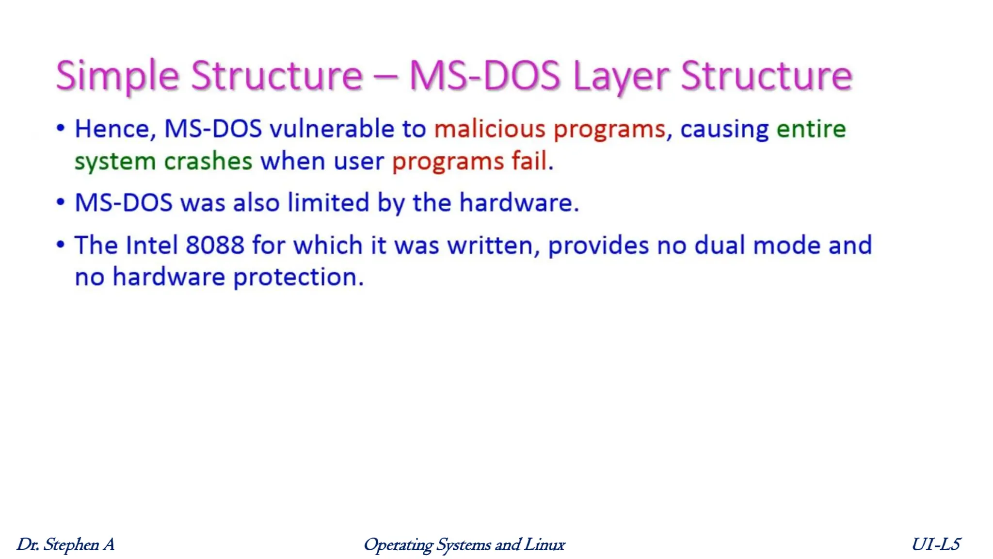 Unit 1 Lecture 5 Operating System Structurespdf