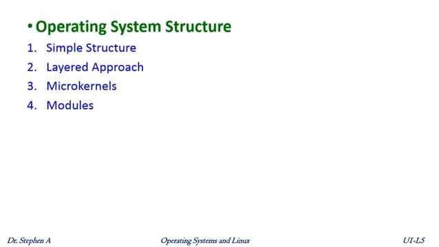 Unit 1 - Lecture 5 - Operating System Structures.pdf