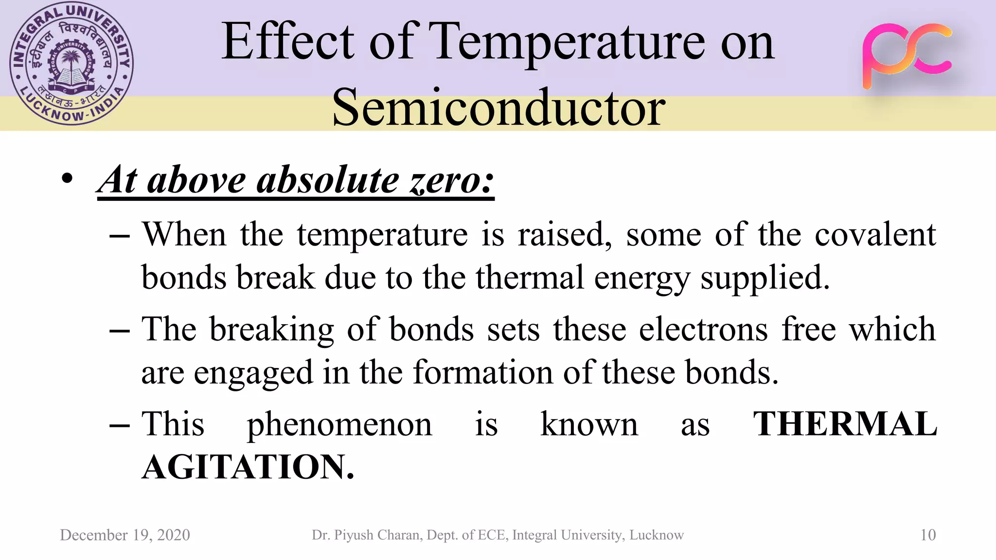 Unit 1 Mechanism of Conduction in Semiconductors | PDF