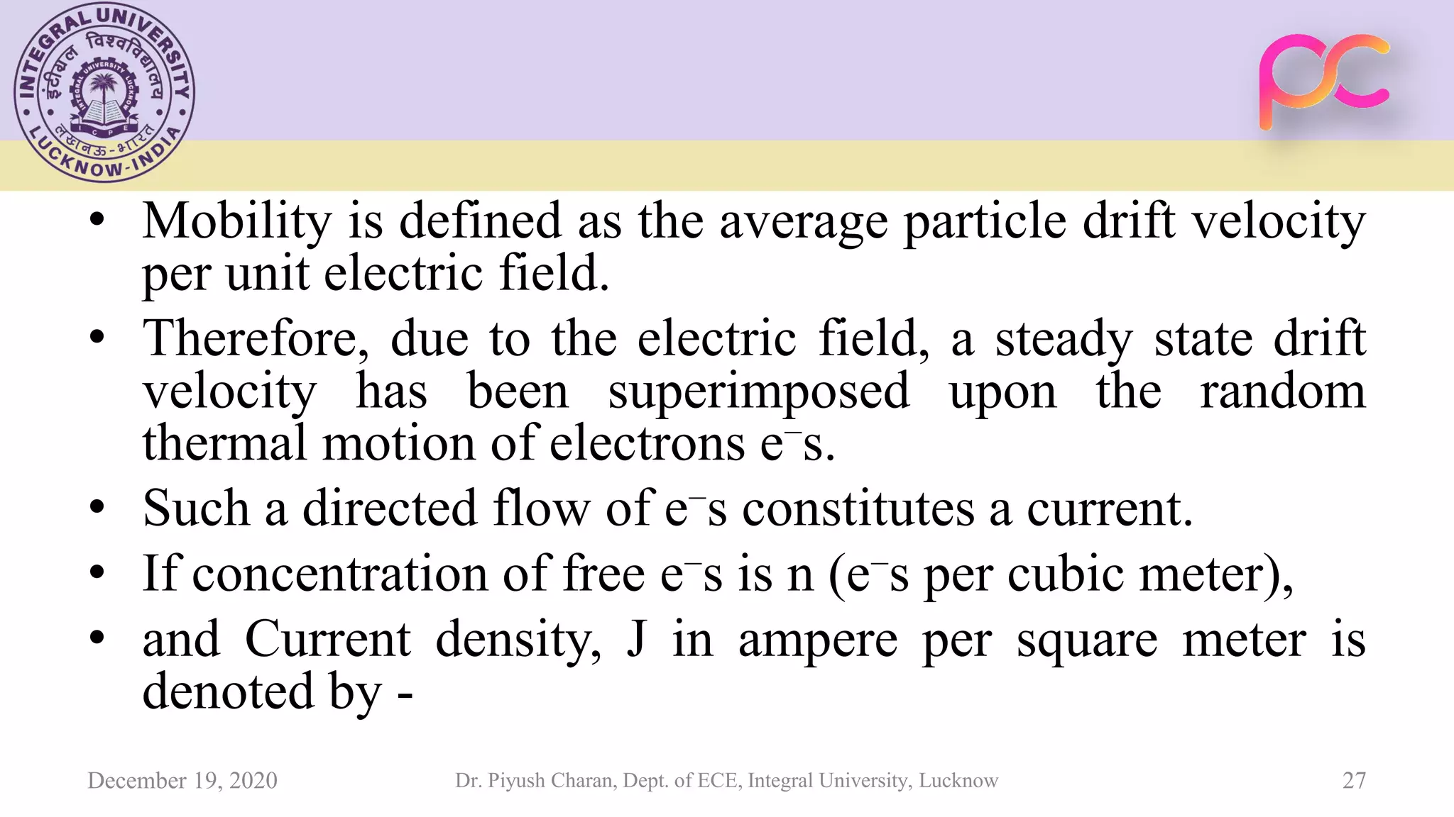 Unit 1 Mechanism of Conduction in Semiconductors | PDF