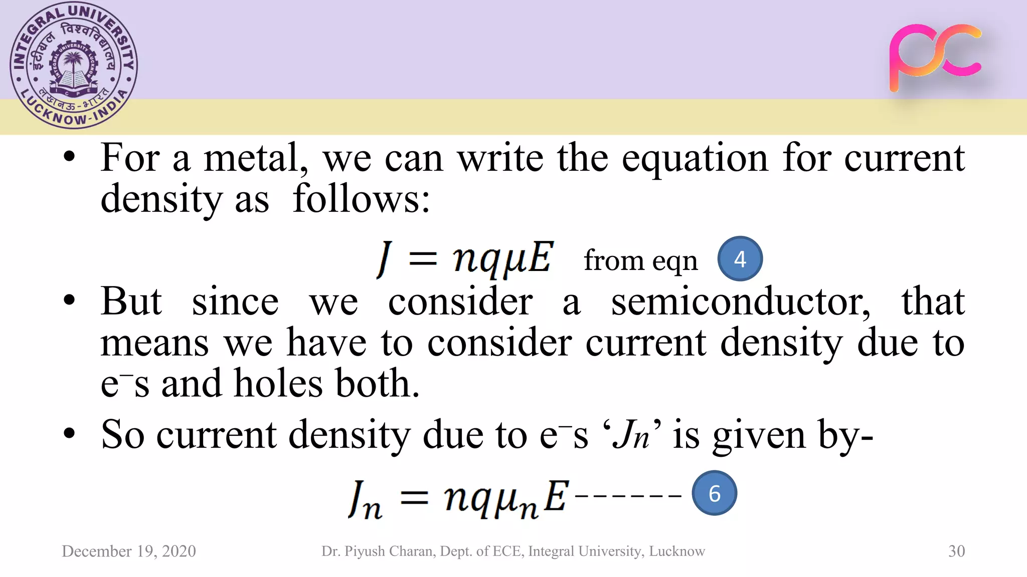 Unit 1 Mechanism of Conduction in Semiconductors | PDF