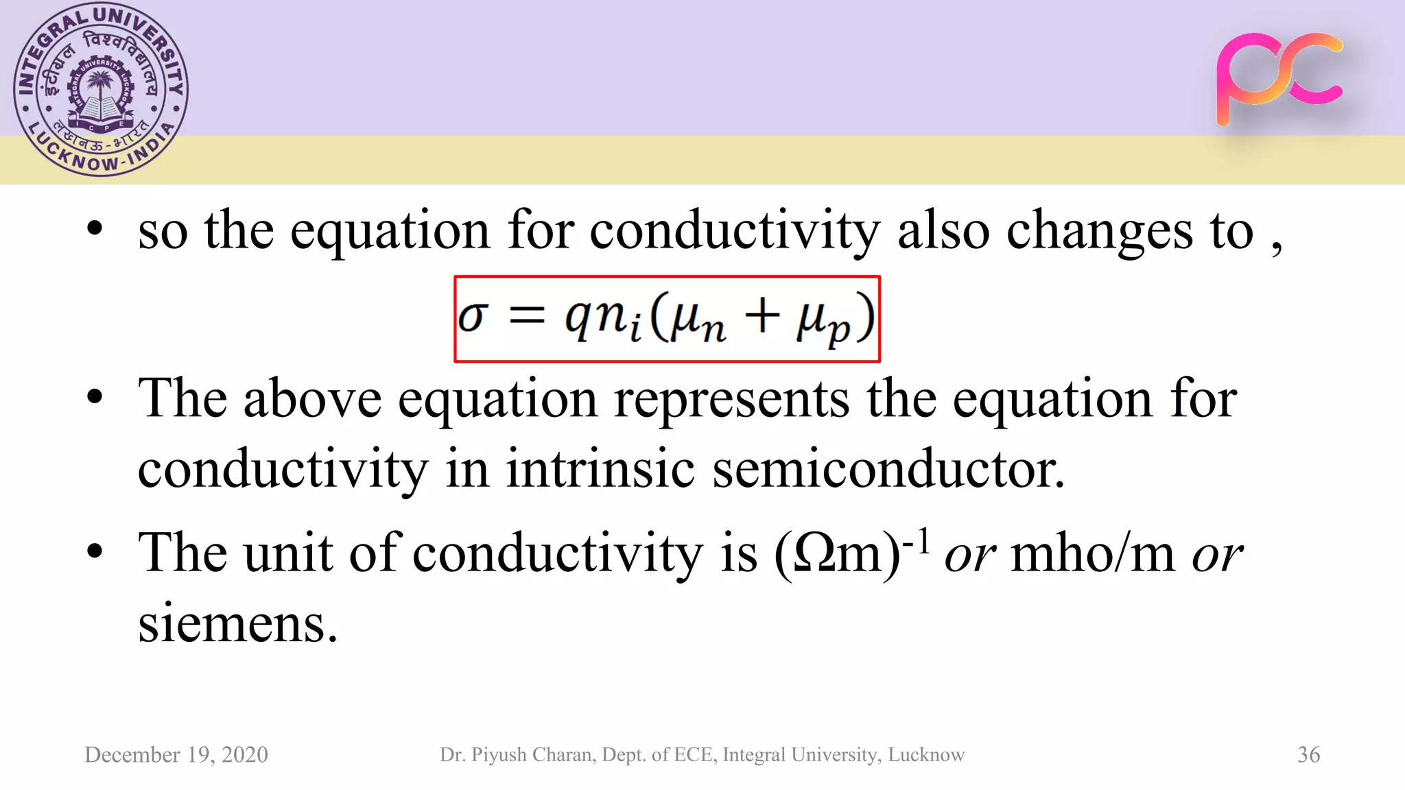 Unit 1 Mechanism of Conduction in Semiconductors | PDF