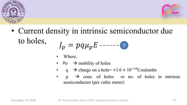 Unit 1 Mechanism of Conduction in Semiconductors | PDF