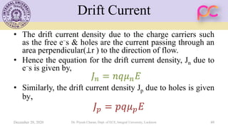 Unit 1 Mechanism of Conduction in Semiconductors | PDF