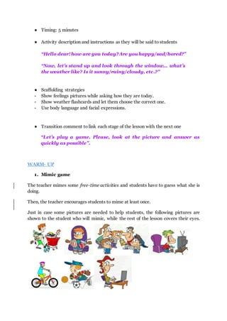 Unit 1 lesson plans - pass | DOCX