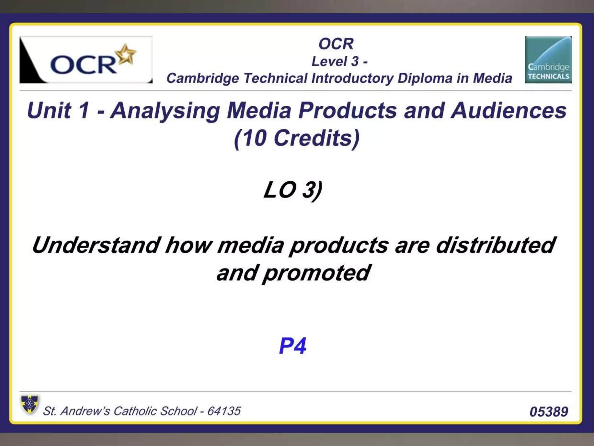 Unit 1 LO3 PowerPoint | PPT
