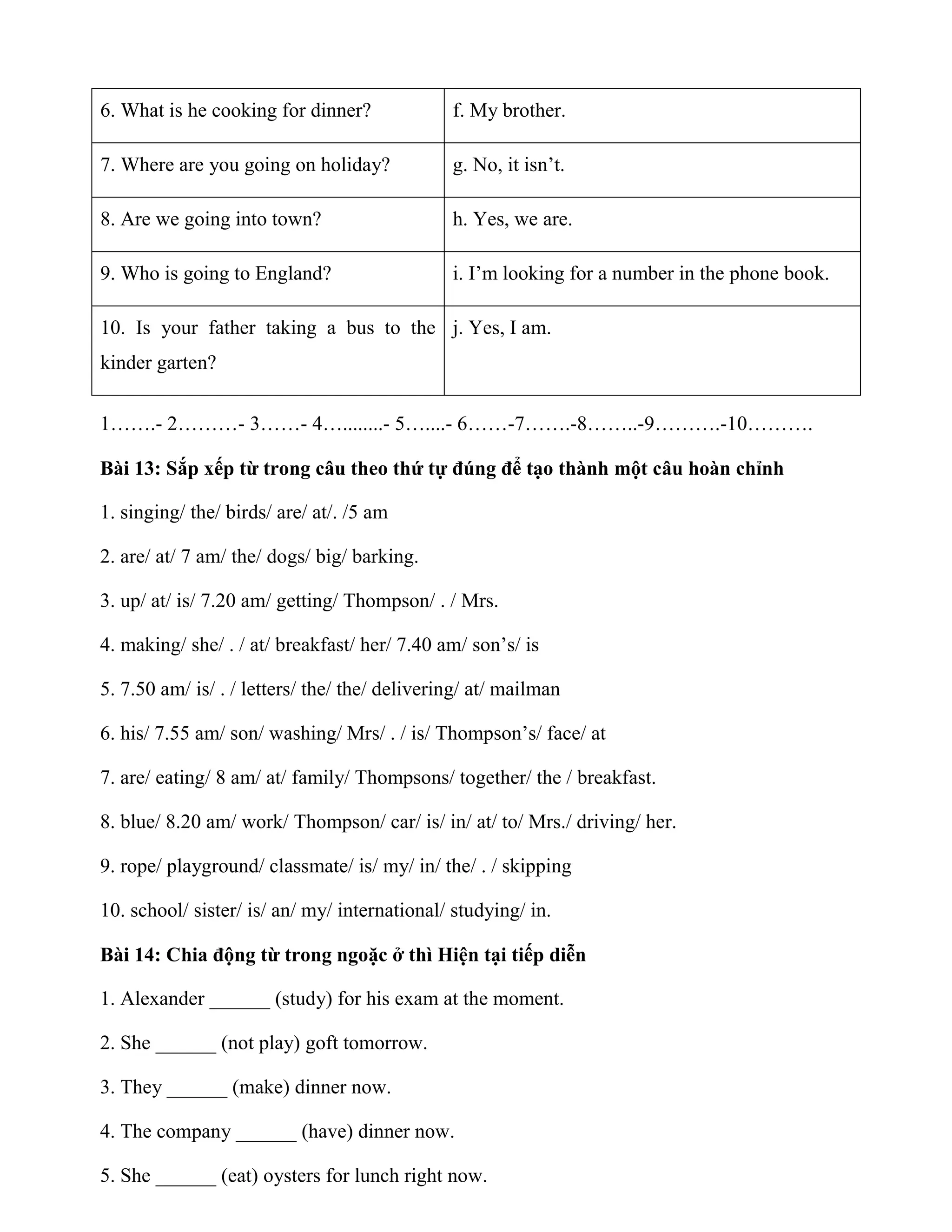 Unit 1 - Luyện chuyên sâu Ngữ pháp và Bài tập tiếng Anh 6 (HS).docx