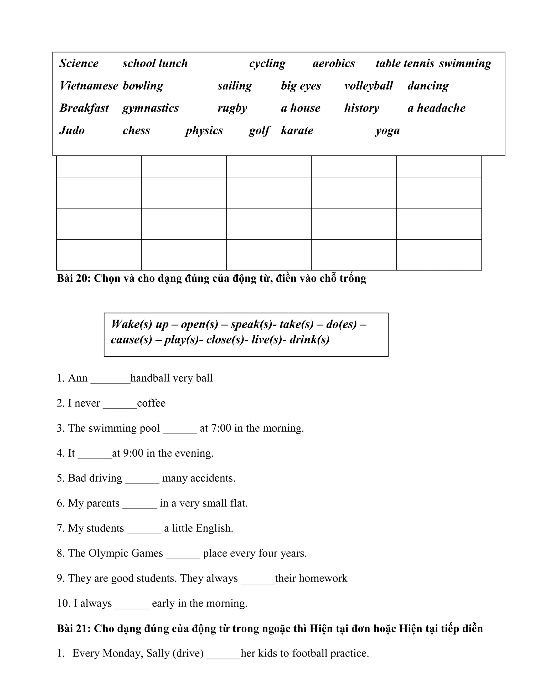 Unit 1 - Luyện chuyên sâu Ngữ pháp và Bài tập tiếng Anh 6 (HS).docx