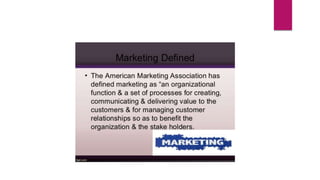 Unit 1 marketing management | PPTX