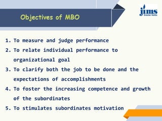 Unit 1 - management by objective MBO.pptx